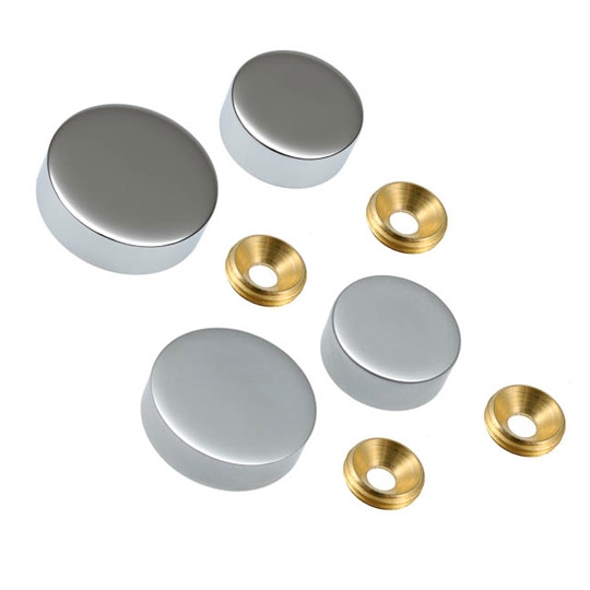 Screw Head Covers Chrome 19mm (5031310)